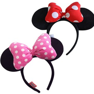Original Headdress Head Hoop Mickey Minnie Mouse Ears | Shopee Philippines