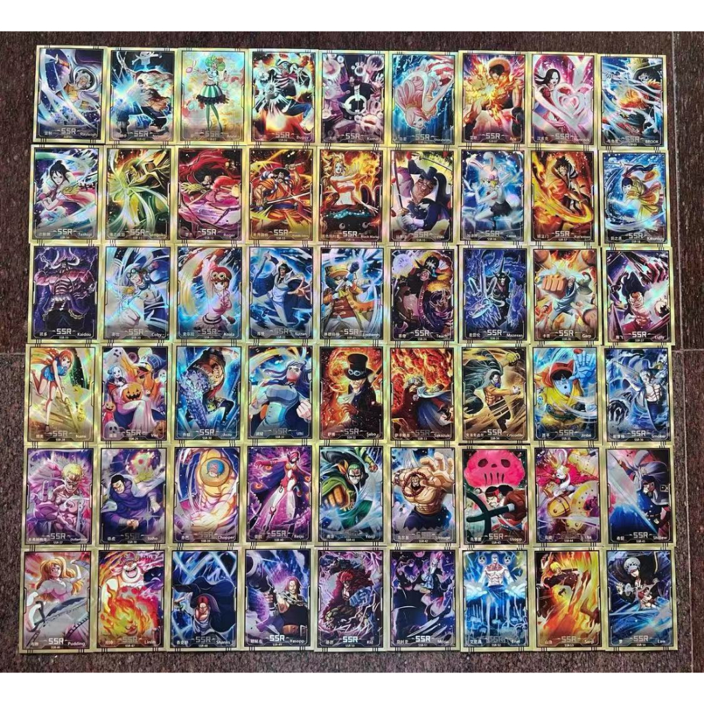 One Piece Anime Card SSR Whole Set 54 Cards | Shopee Philippines