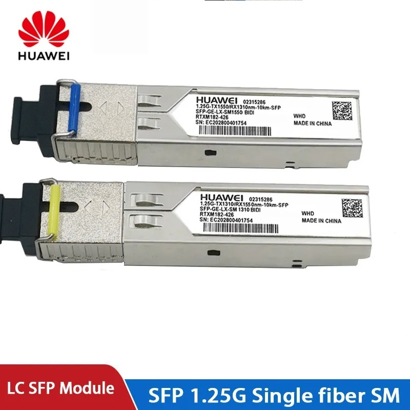 Single mode SC Connector Optical fiber Transceiver Compatible bidi 1.25g 1310/1550 5km sfp ...