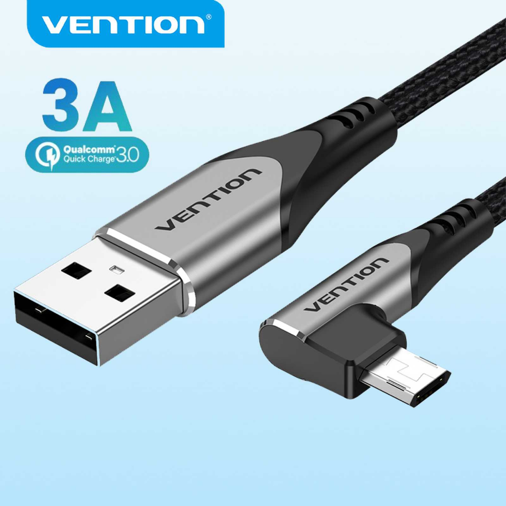 Vention Micro USB Cable 3A Fast Charge 480Mbps Transmission USB ...