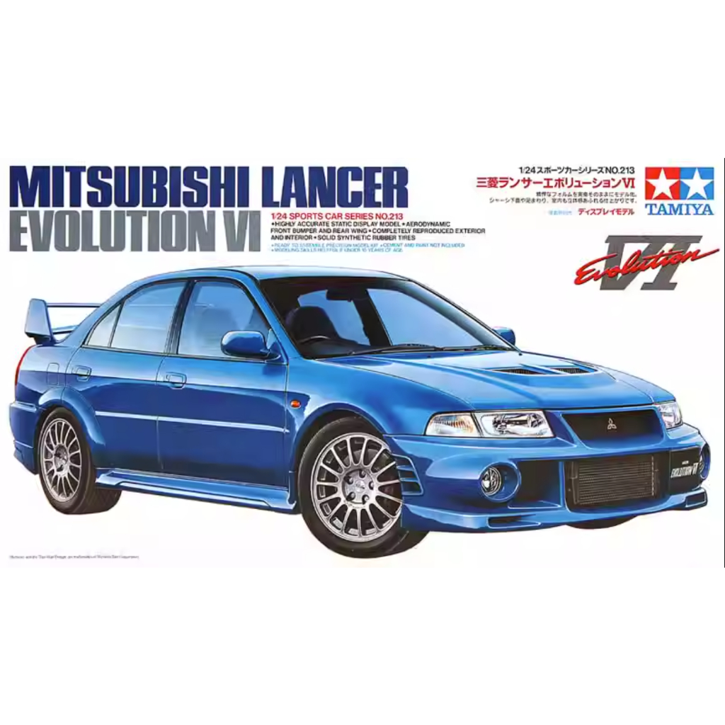 TAMIYA 24213 Lancer Evolution VI 1:24 Car Model Kit | Shopee Philippines