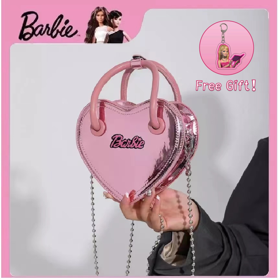 Barbie bag glossy love handbag Barbiecore chainbag Barbie pink bag ...