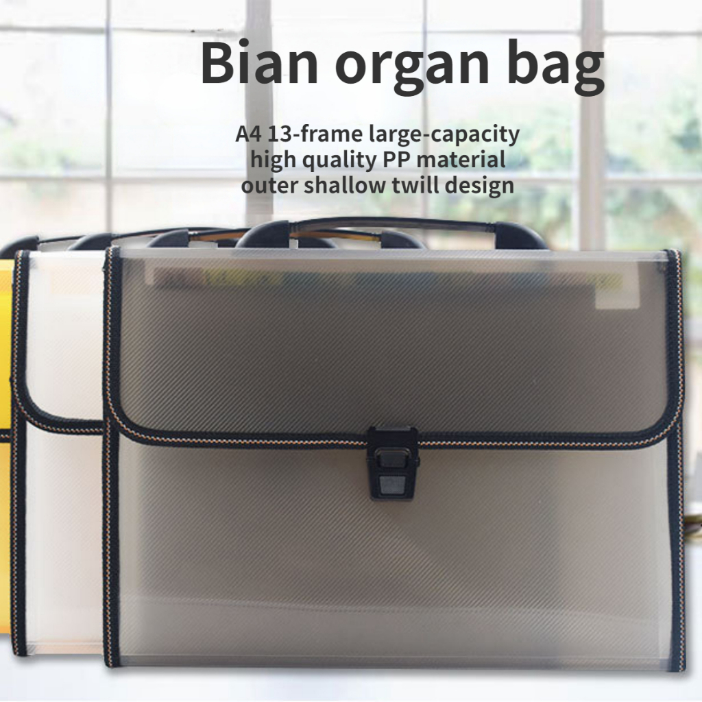 Long Size Portable File Bag Expandable File Package Document Organizer ...