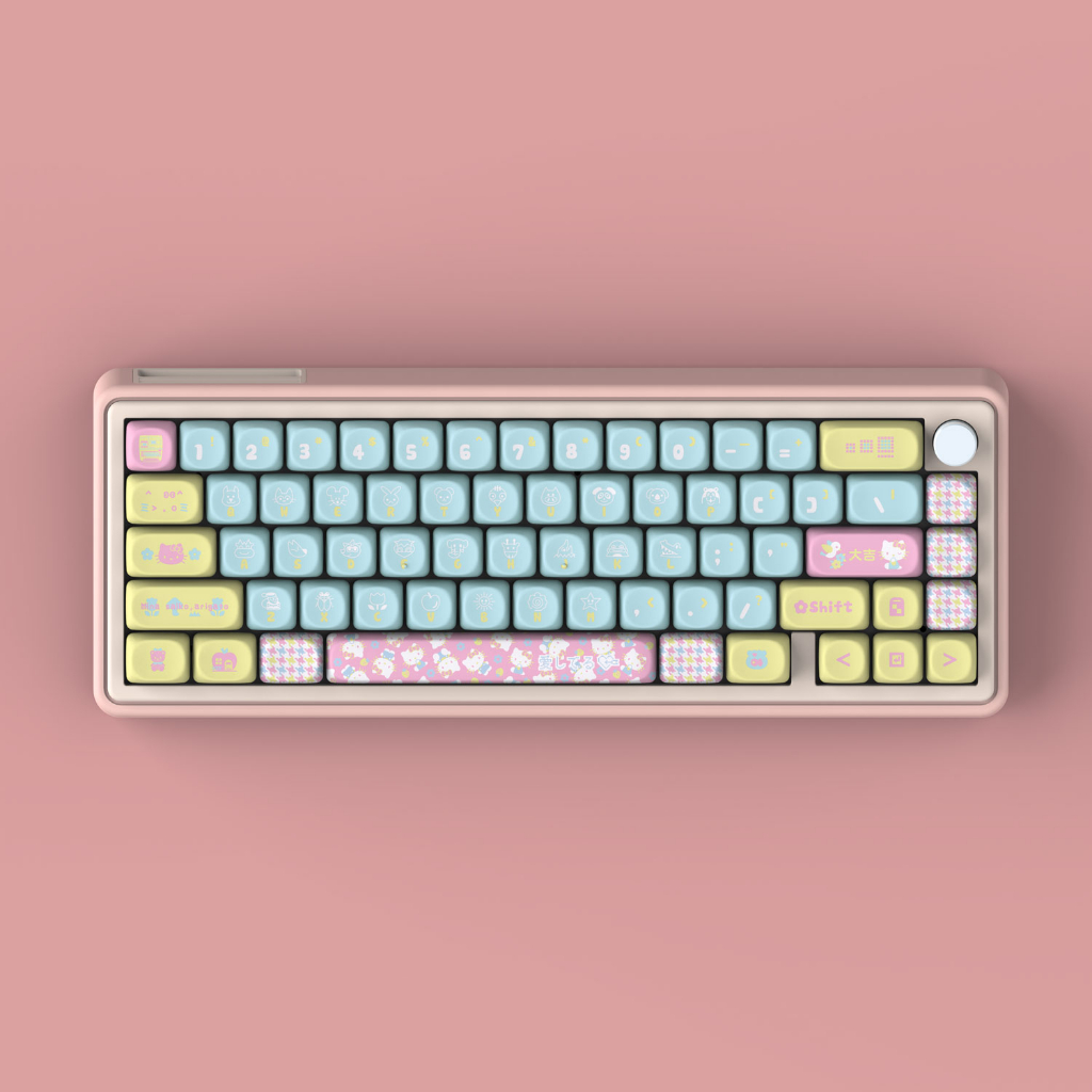 Finalkey Hello Kitty keycaps MOA profile PBT dye sub fits most layouts ...