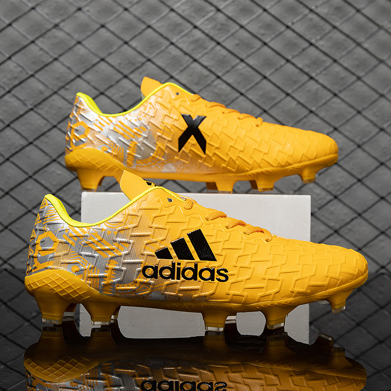 C Luo Dark Sha Assassin Low-Top Football Boots Men Women TF Long Spikes ...