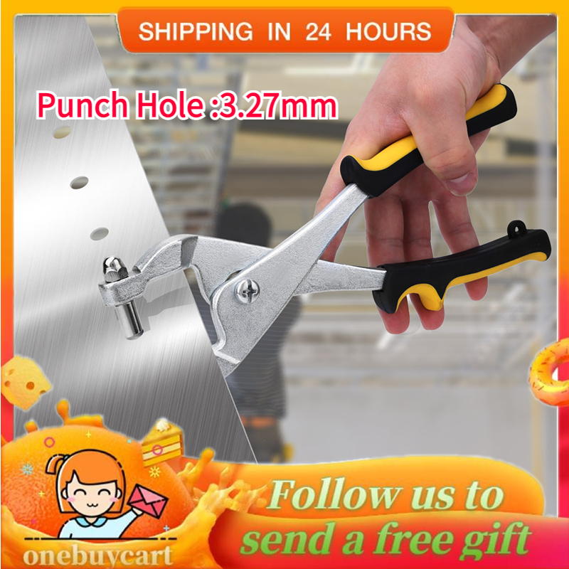 Multi-Function Grit Punch Pliers Metal Sheet 3.27mm Hole Puncher ...