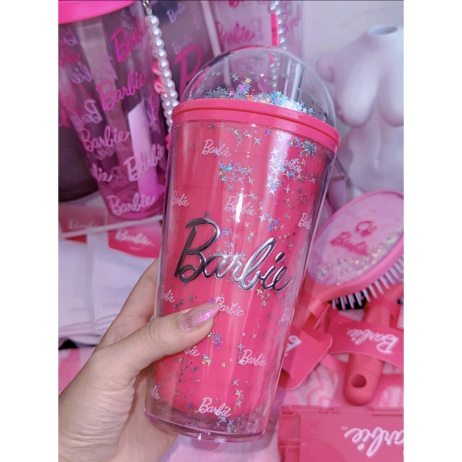 Miniso MINISO Premium Product Barbie Series Double-Layer Straw Cup ...