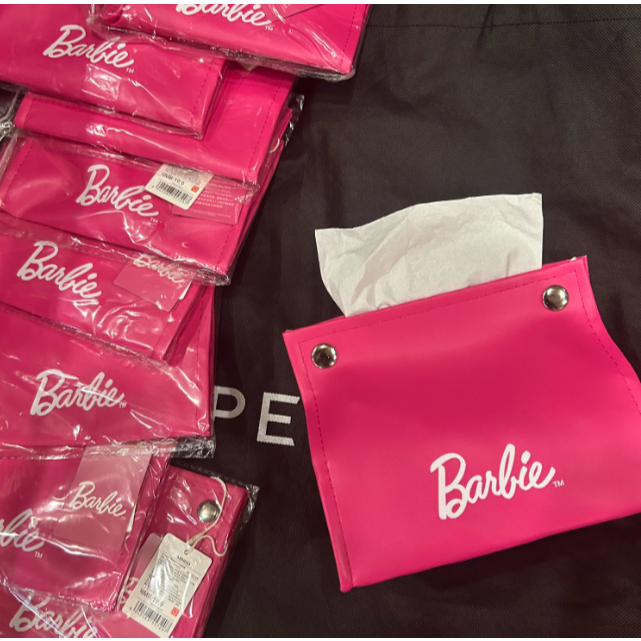 Miniso miniso Barbie Series PU Tissue Box Paper Box | Shopee Philippines
