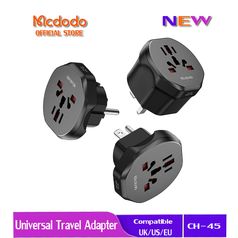 Mcdodo Universal Travel Adapter UK ES US CH-454 455 456 | Shopee ...
