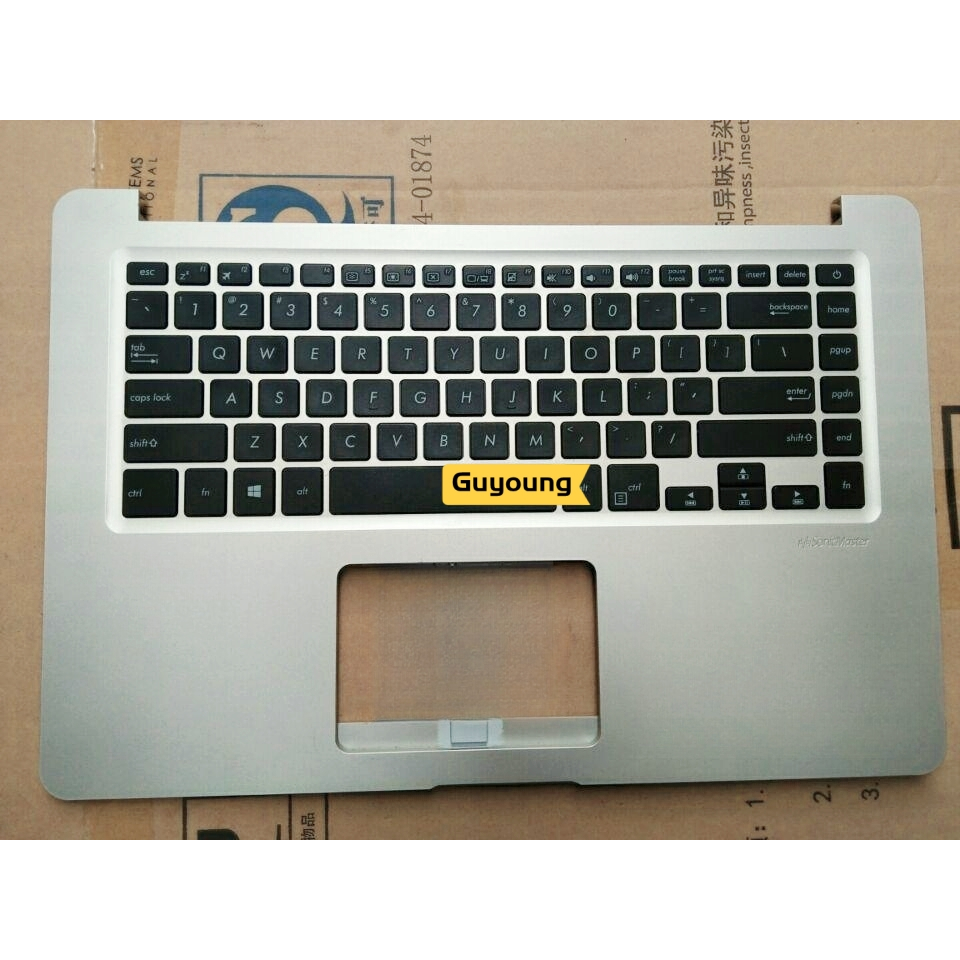 YJX US Laptop keyboard palmrest for ASUS S510 S510U X510 X510UA X510U ...