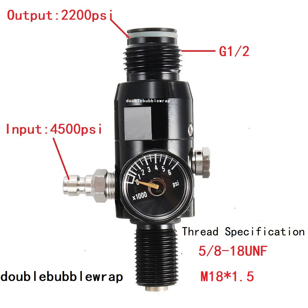 2200Psi Output Regulator Valve 5/8-18UNF or M18*1.5 Regulator Valve ...