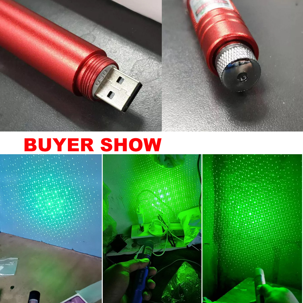 532nm 10000m Green light Laser Pointers High Power 303 Lazer SD Burning ...