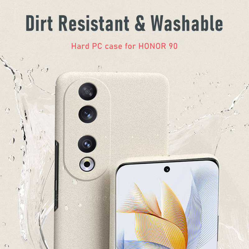 For Honor 90 Honor90 Lite 5G Casing Hard PC Back Sand Slim Phone Case ...