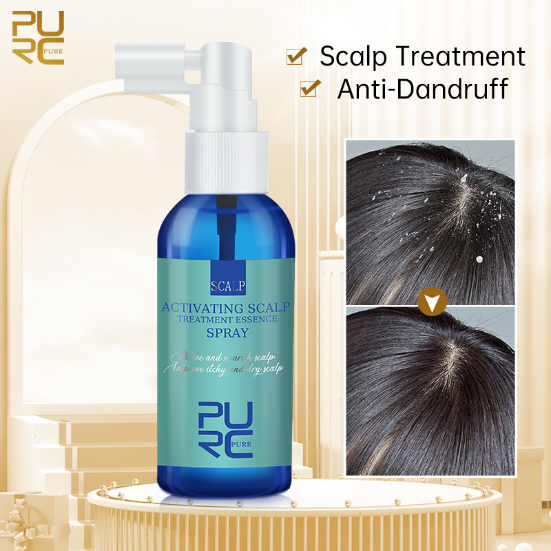 PURC Activating Scalp Treatment Essence Spray Relive and Nourish Scalp ...