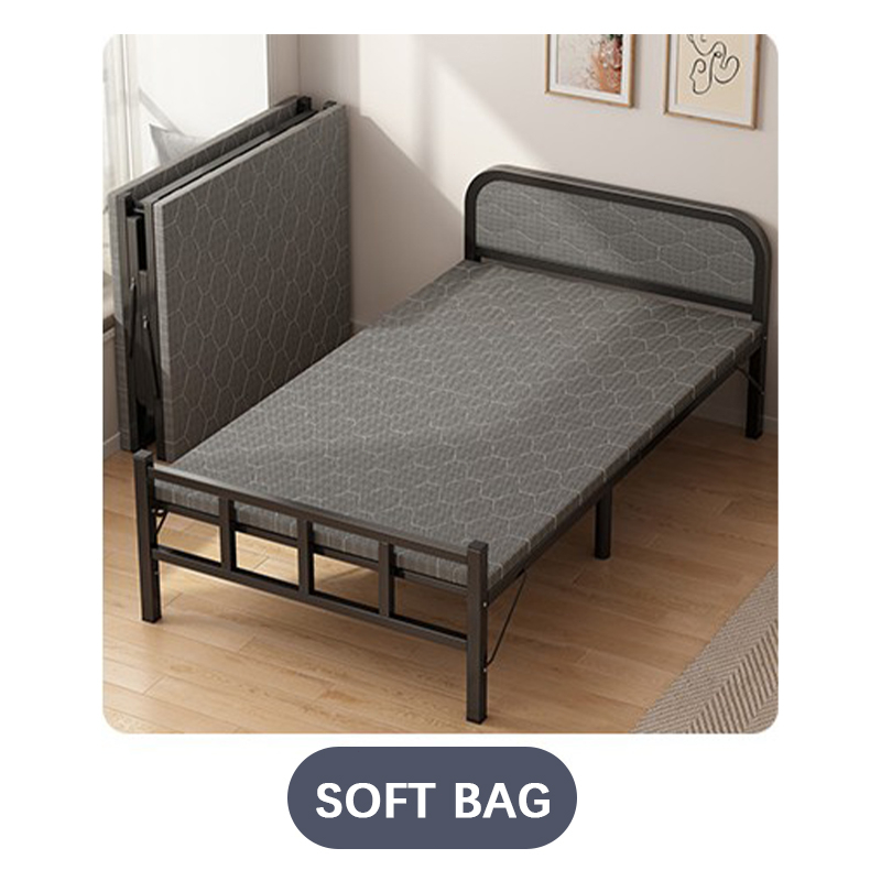 【Free Shipping&Gifts】 Foldable Bed with Comfortable Foam Mattress fold ...