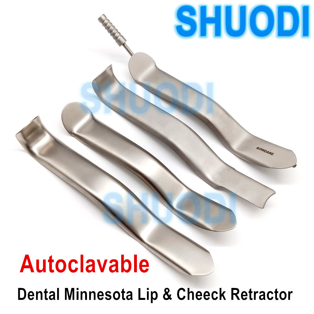 Dental Minnesota Lip Cheek Retractor S shape Stainless Steel Mouth ...