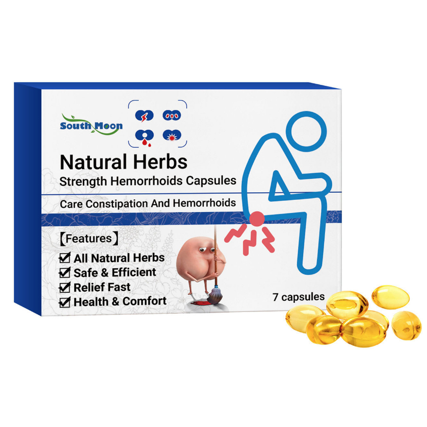 Natural Herbs Strength Hemorrhoids Capsules For Internal Hemorrhoids