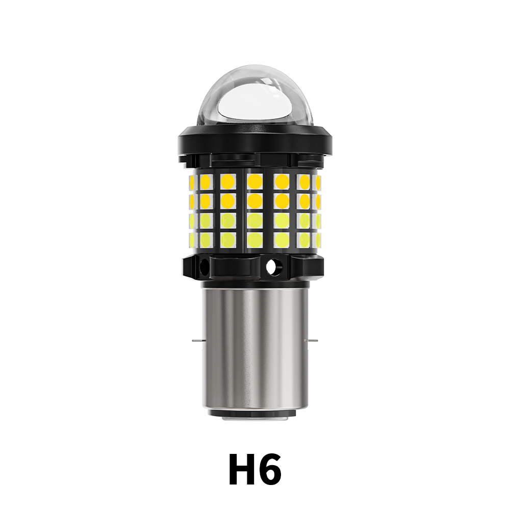 [1,0000LM] Super Bright H4 Motorcycle LED Headlight H6 Headlight BA20D ...
