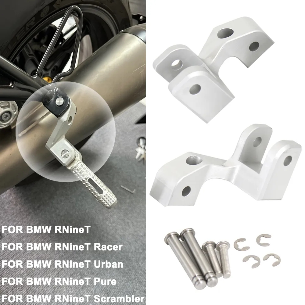 Motorcyle Passenger Footpeg Lowering Kit Footrest Relocation For BMW ...