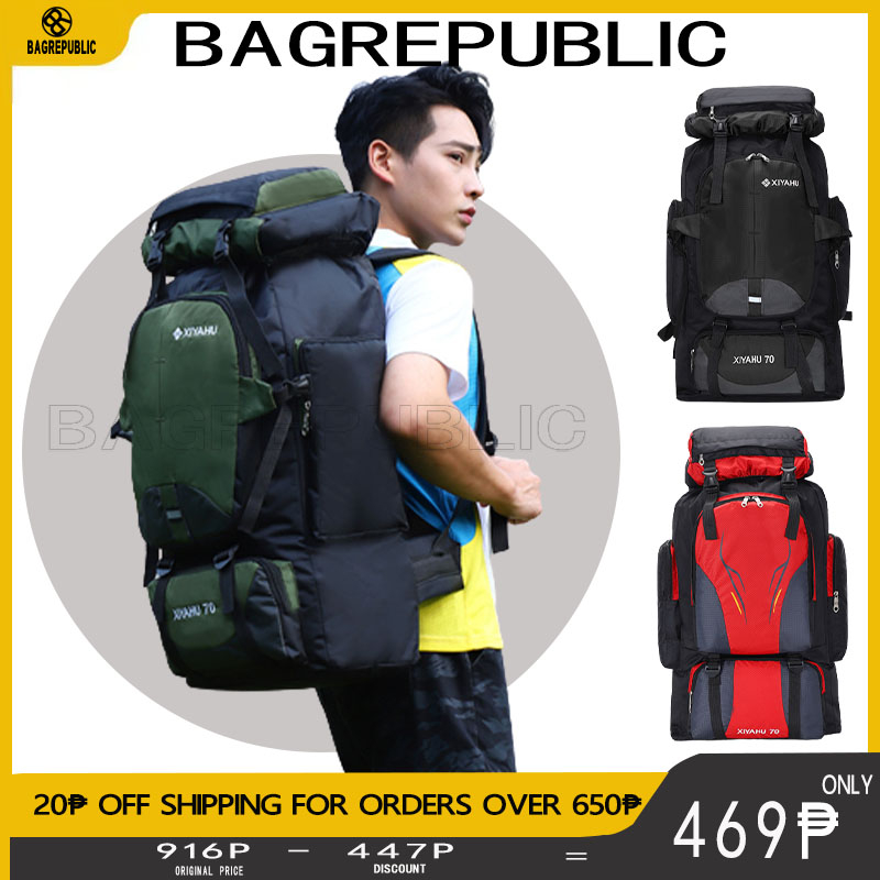 Hiking Backpack 70L Waterproof Outdoor Sport Camping Bag Travel ...