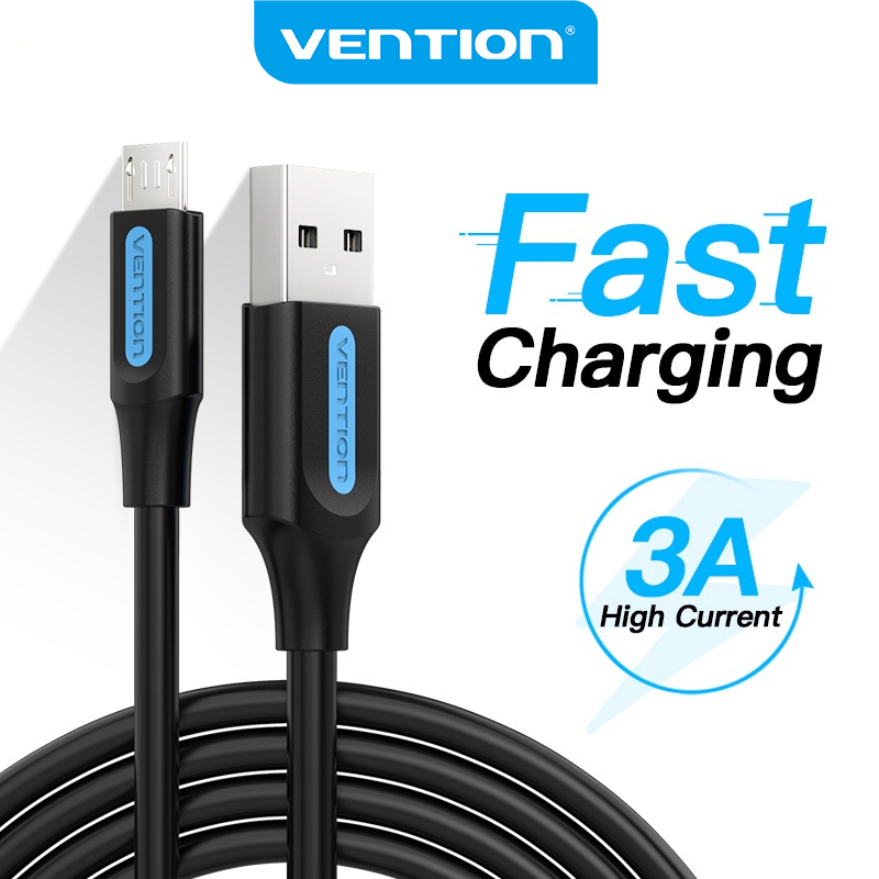 Vention Micro USB Cable 3A Charger Fast Charging Data Line Mobilephone ...