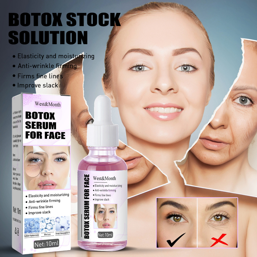 10ML Botox Wrinkle Remover Anti-Aging Face Serum Skin Tightening ...