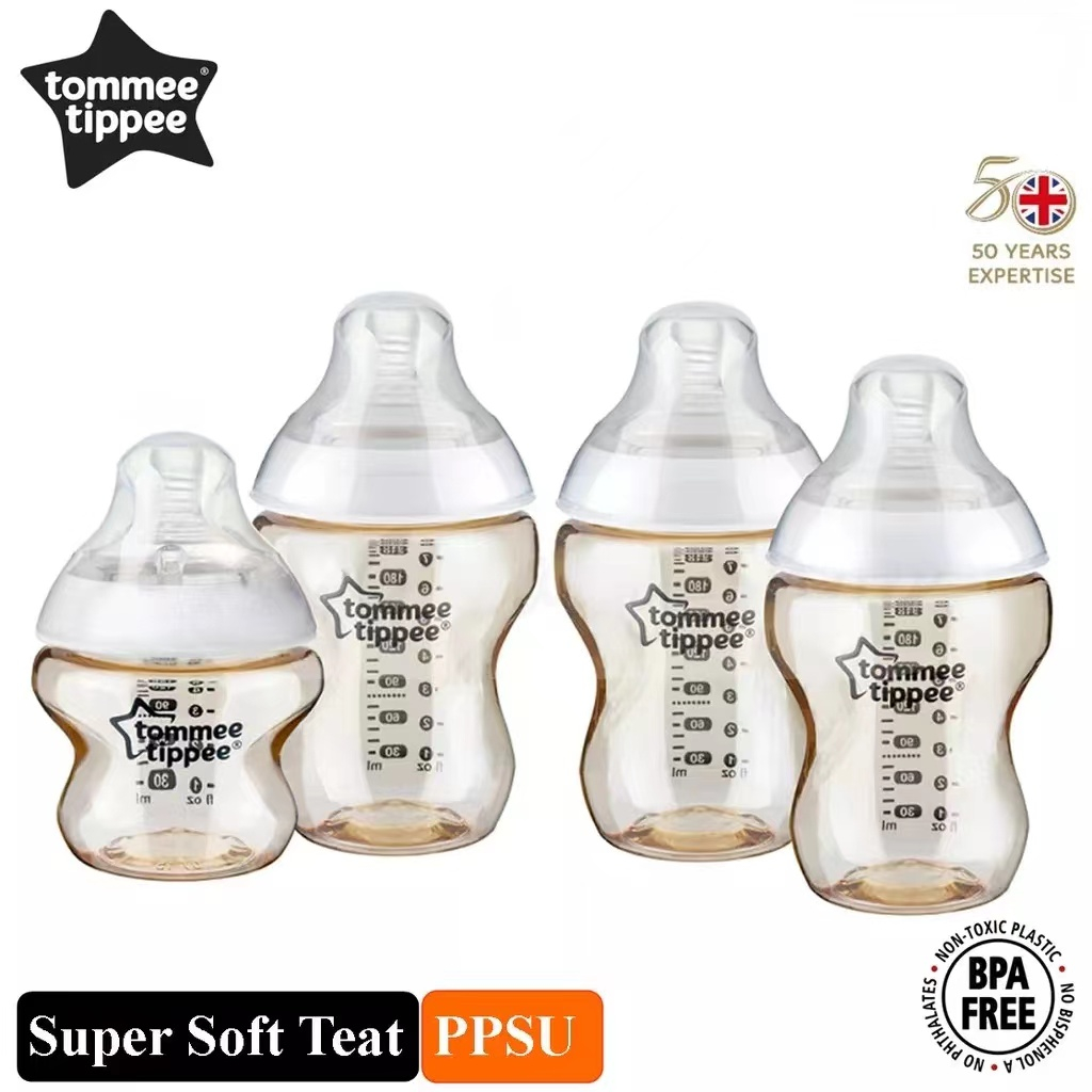 Tommee Tippee Close To Natural Anti Colic PPSU Baby Milk Feeding Bottle Botol Susu Bayi 5oz ...