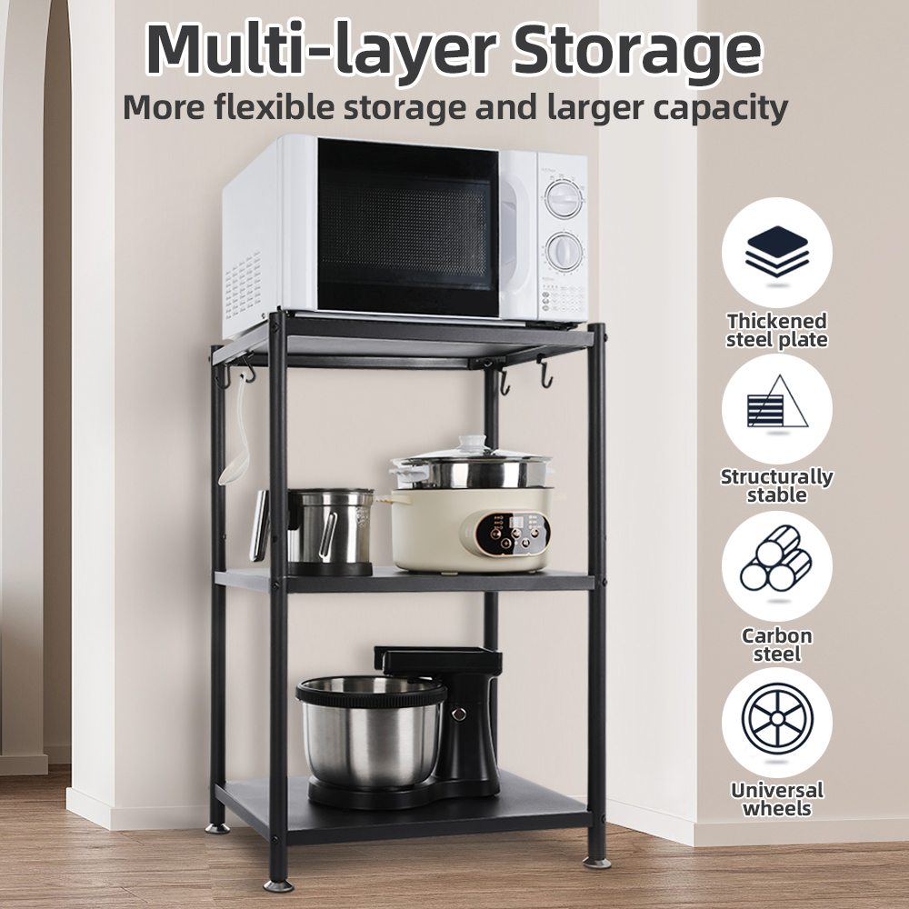 3/4 Layer Foldable Storage Rack With Wheel Stand Coway Rack with ...
