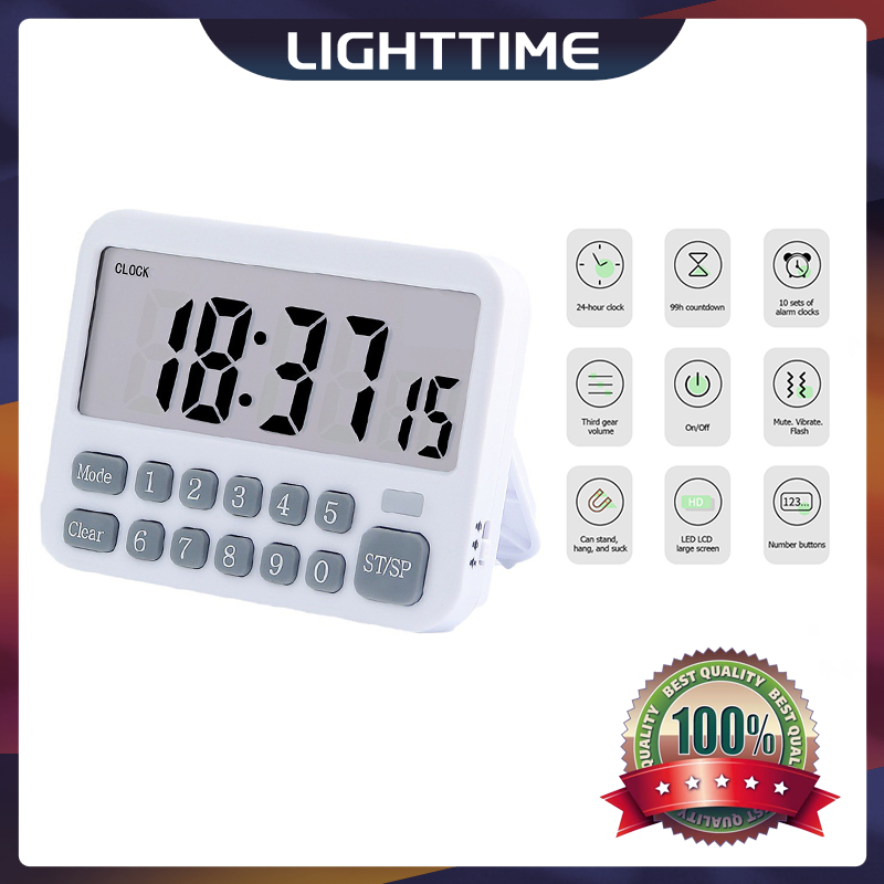 Digital Multifunctional Kitchen Timer with Memory Function/10 Sets of ...