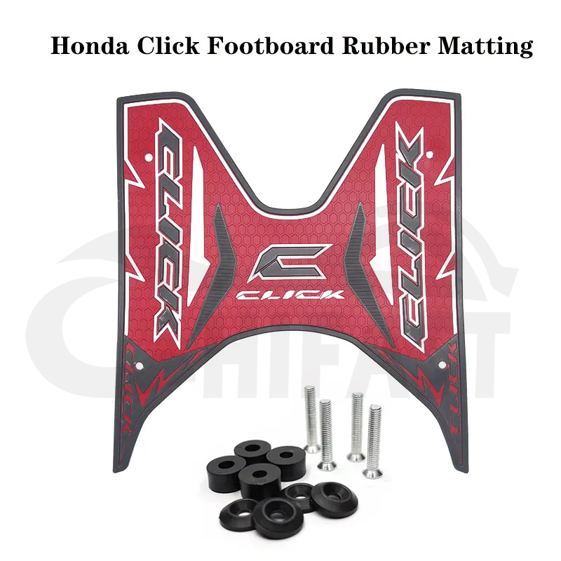 HIFAST Honda Click 125i/150i Footboard Rubber Matting With Bolts For ...