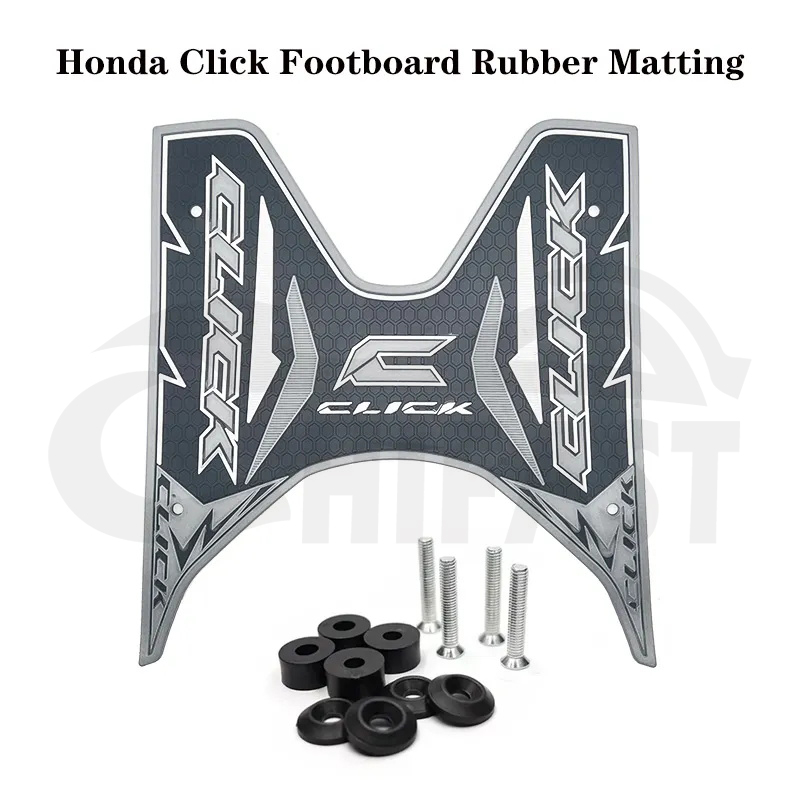 HIFAST Honda Click 125i/150i Footboard Rubber Matting With Bolts For ...
