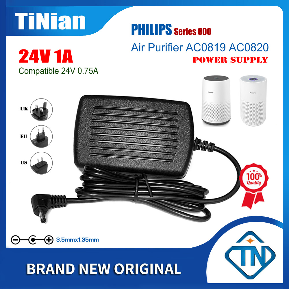 24V 0.75A / 1A AC/DC Adapter for Philips Series 600 800 Air Purifier ...