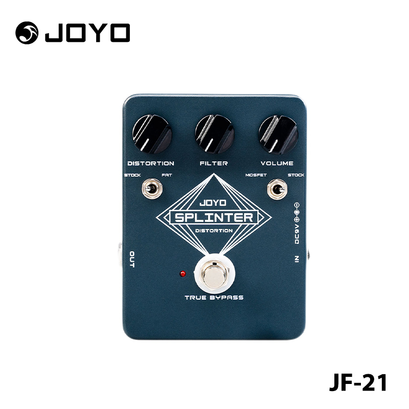 JOYO JF-21 Splinter Distortion Guitar Effect Pedal with Selectable ...