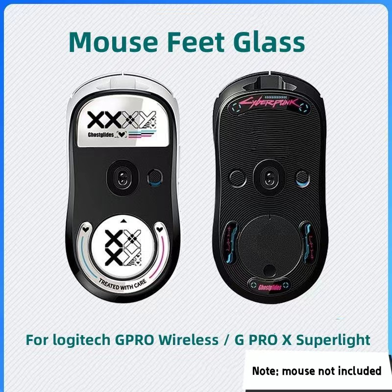 1 Pack Glass Mouse Feet For Logitech GPRO Wireless / G PRO X Superlight ...