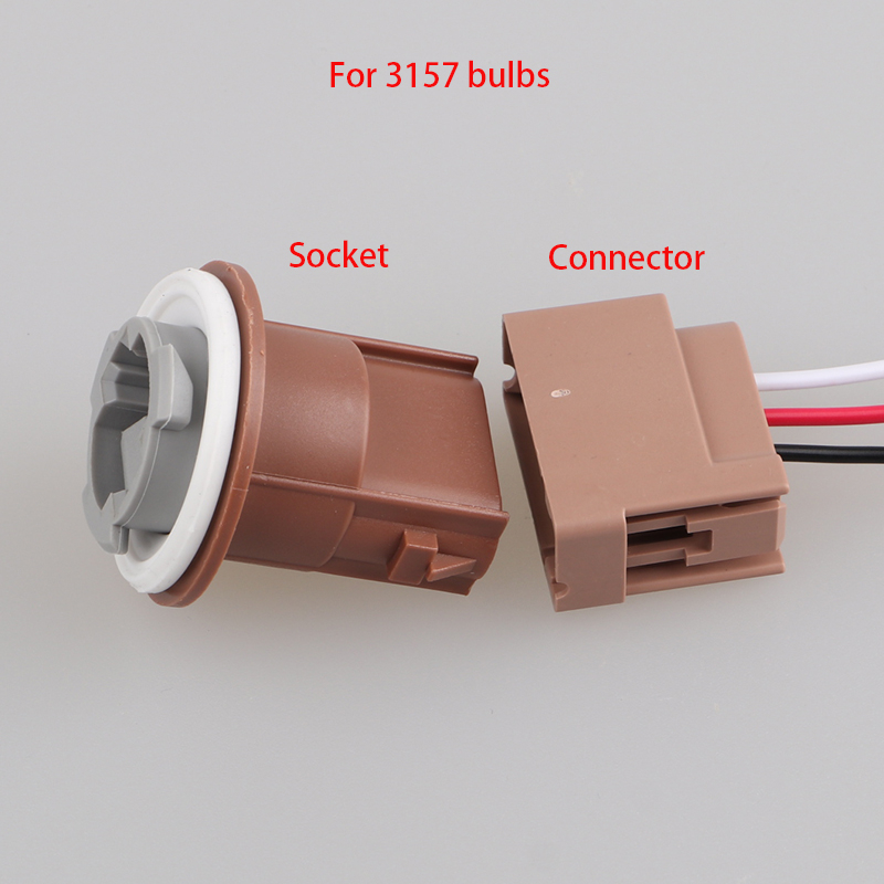 1Pcs 3157 Bulb Socket Connector 3Pin 4011101 For Ford Polaris RZR S800 ...