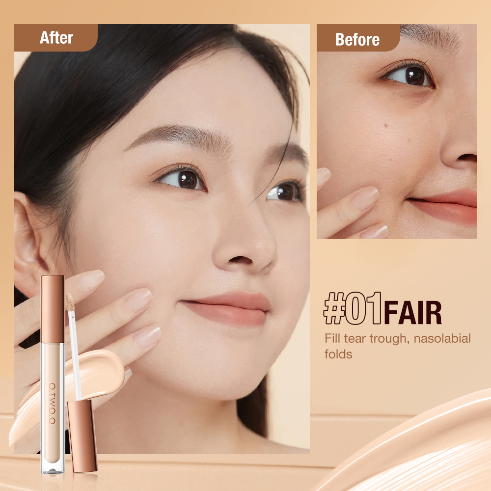 O.TWO.O Full Coverage Concealer Cream Cover Dark Circles Brighten ...