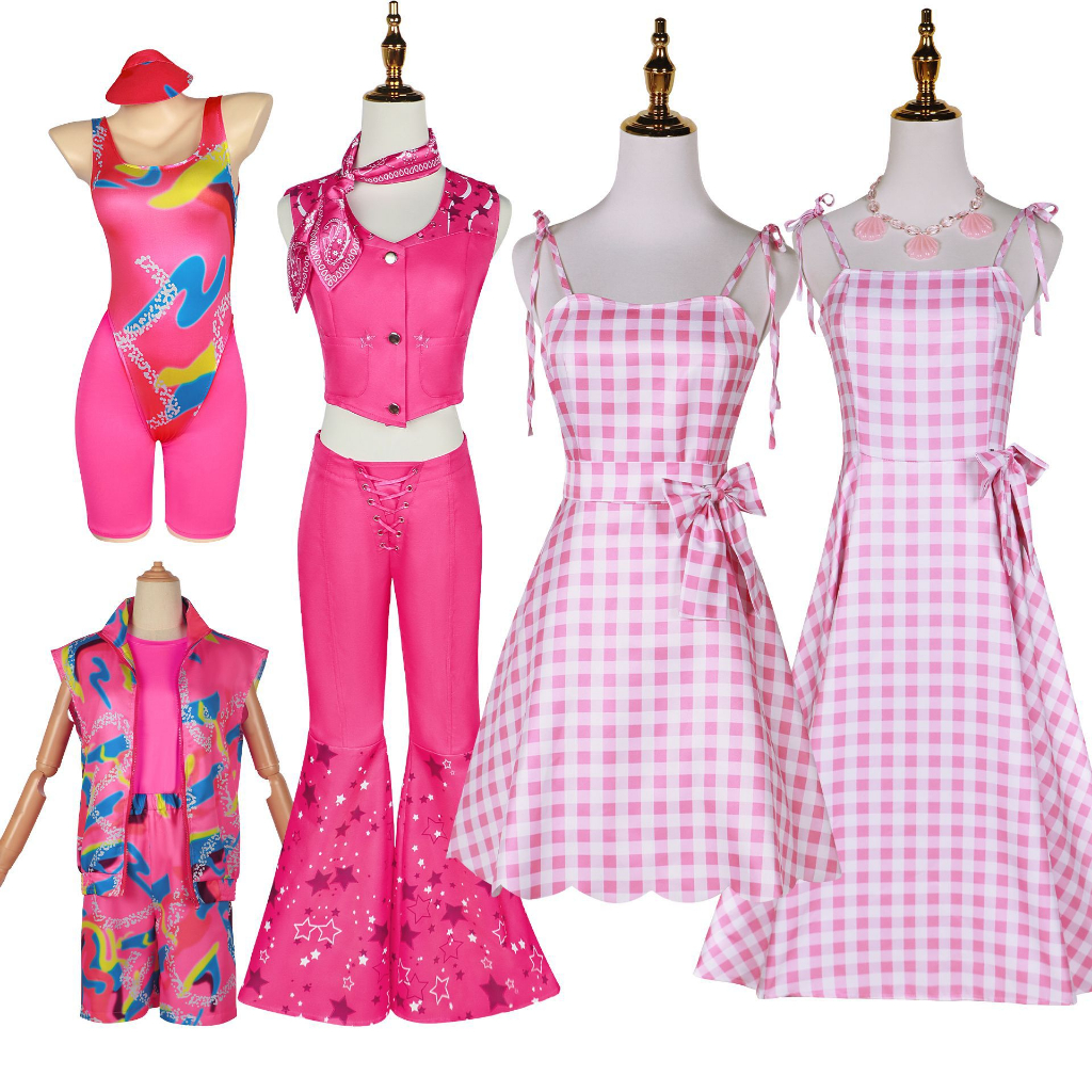 Jingyue Barbie Impact Barbie Ken Cosplay Costume Wig Halloween Carnival ...