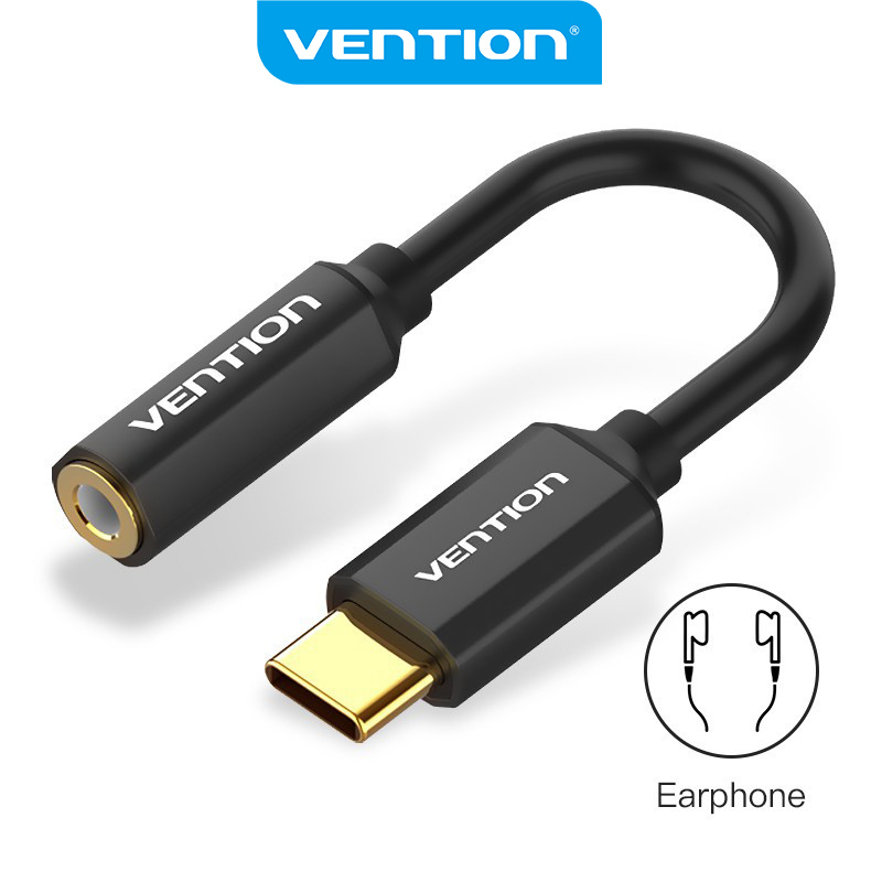 Vention Type C To Audio Cable Adapter HIFI CTIA OMTP Converter | Shopee ...