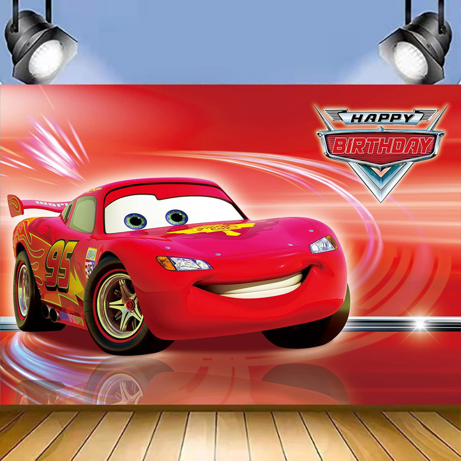 Cars Theme Photography Background Racing Theme Party Banner Decoration ...