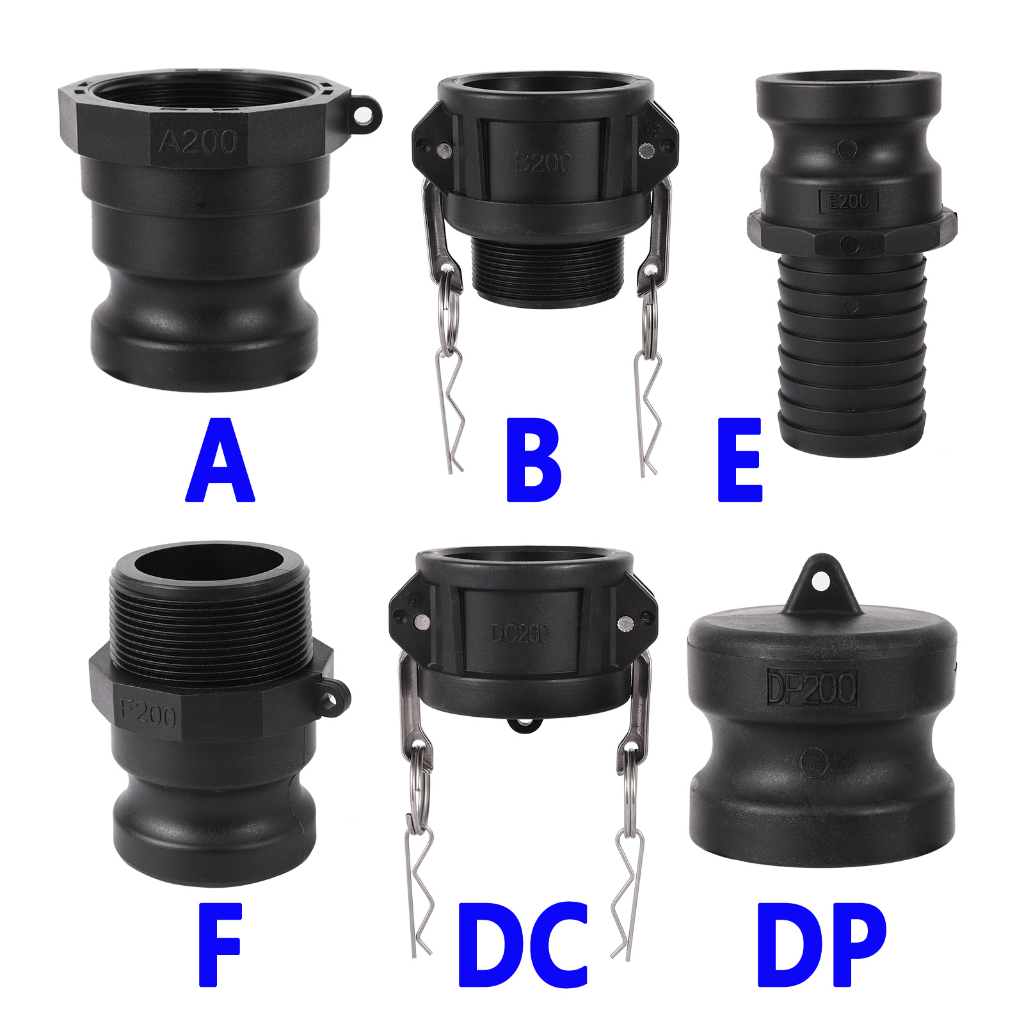 2" Camlock Groove Fitting Cam Lock Homebrew Quick Coupling Adapter PP ...