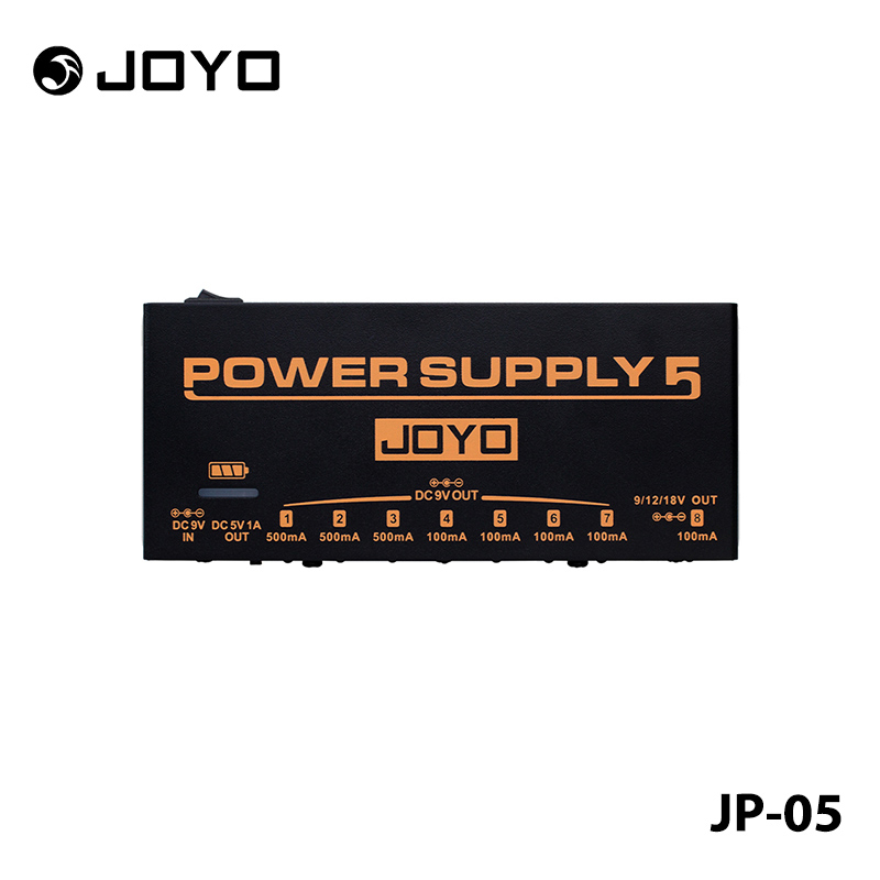 JOYO JP-05 Power Supply 5 Built-in 4400mAh Rechargeable Battery Guitar ...
