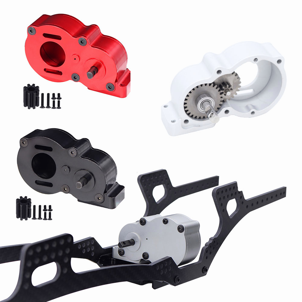 Complete Metal Gearbox Middle Transmission Box with Motor Gear for LCG Chassis Low Center of ...