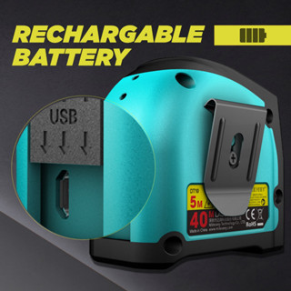 Mileseey & Dtape DT10 2 in 1 Laser Distance Meter 40m Portable Digital Rangefinder 5m Scalable ...