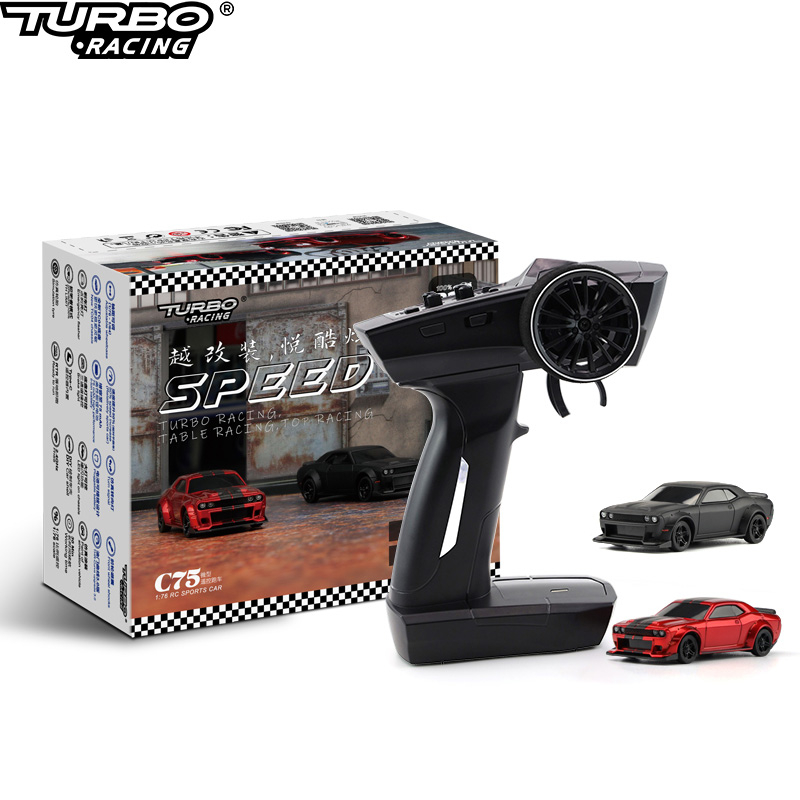 Turbo Racing 1:76 C75 On Road RC Car Radio Full Proportional Remote ...