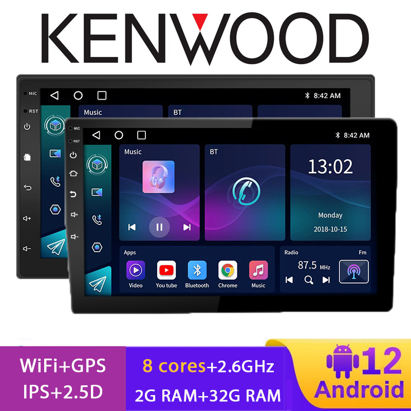 ESSGOO KENWOOD 360° Auxiliary System【8 Core 2GB+32GB】9"/10 inch 2 Din ...