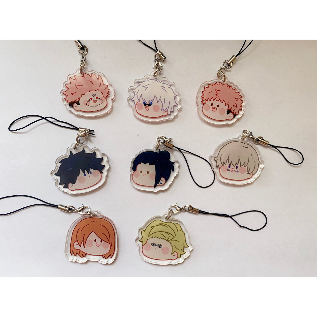 Spell Fighting JujutsuKaisen Keychain Gojo Satoru Mobile Phone Pendant ...