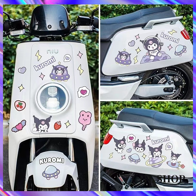 HL Kuromi Cute Sticker Decoration Motorcycle Cartoon Sticker Sanrio ...