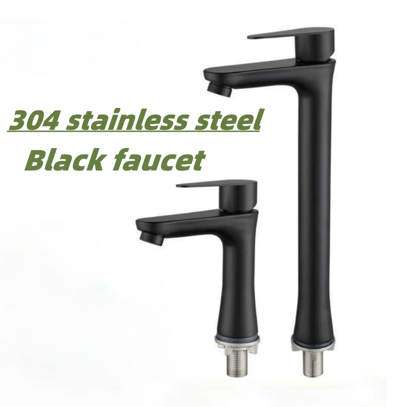Tap Bathroom sink faucet 304 stainless steel single cold faucet ...