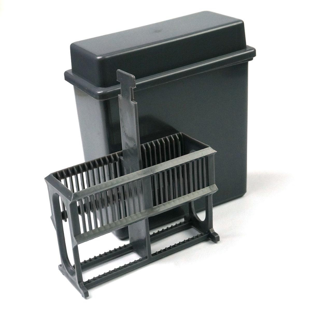 24 Slots Staining Jar Rack for Microscope Slides,Slides Staining Rack ...
