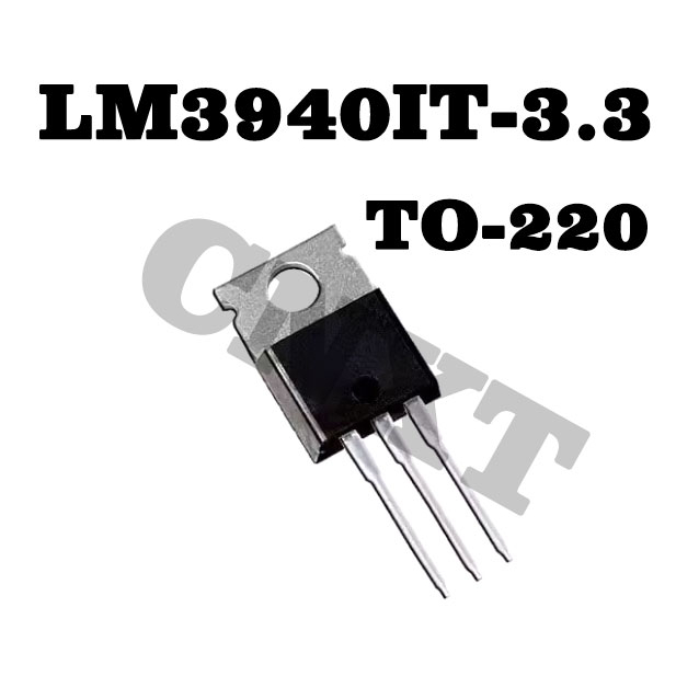 1pcs/lot LM3940IT-3.3 LM3940 LM3940IT TO-220 1A/3.3V Low Voltage ...